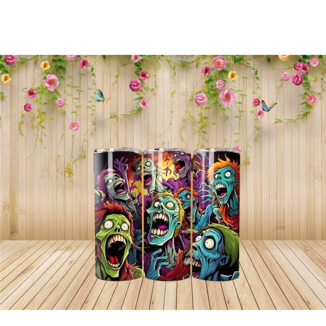 Cartoon Comic Zombies Tumbler Gifts, Fun Gift Tumbler, Personal Gifts ...