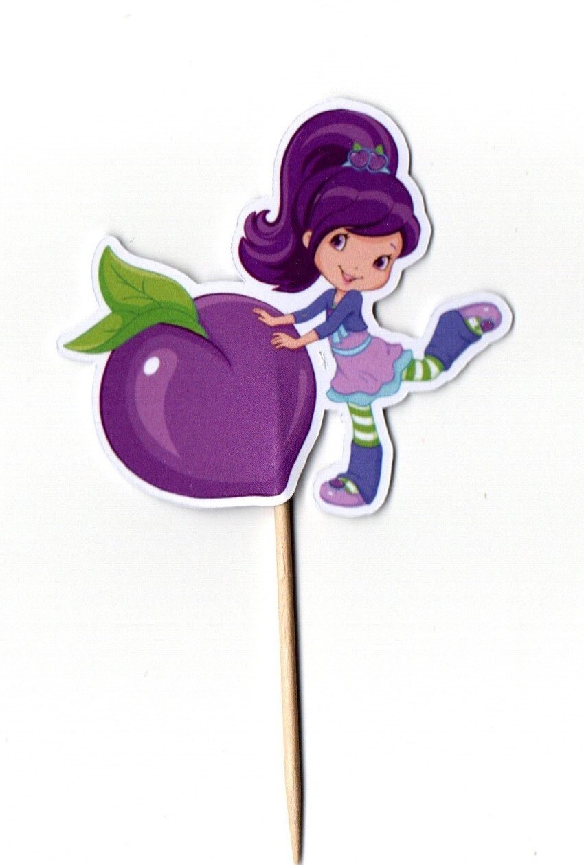 Plum Pudding Toppers, Plum Pudding Cupcake Toppers. 12 Double Sided - Etsy