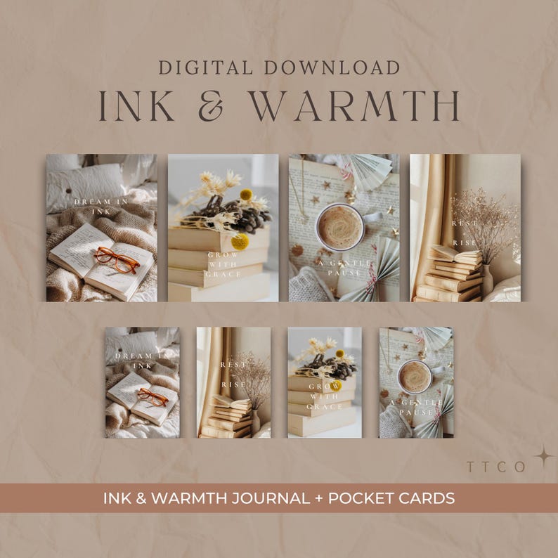 Ink and Warmth Journal Cards Printable | 3x4 & 2x3 Pocket Cards ...