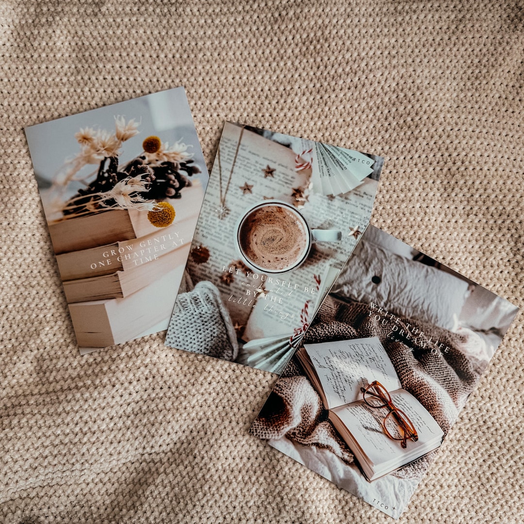 Ink & Warmth Dashboard Set | Printed Dashboard | Multiple Planner Sizes ...