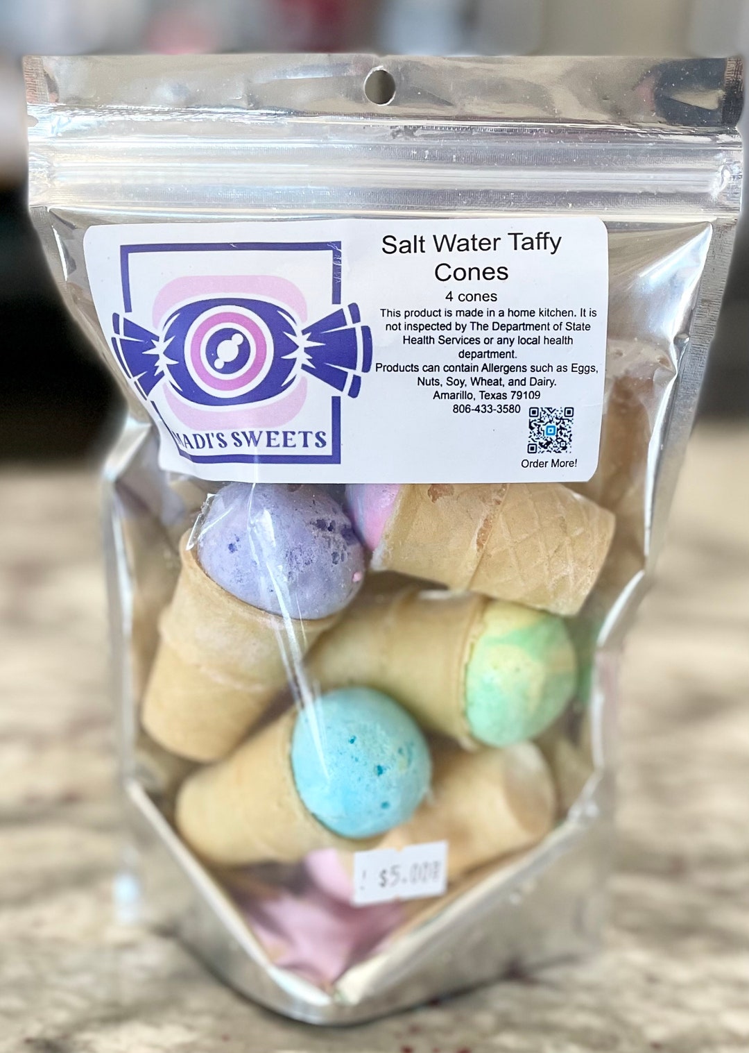 Taffy Cones Freeze Dried - Etsy