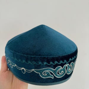 Handmade Skull Cap. Kazakh Traditional Hat, Kyrgyz Skullcap. Tubeteika ...