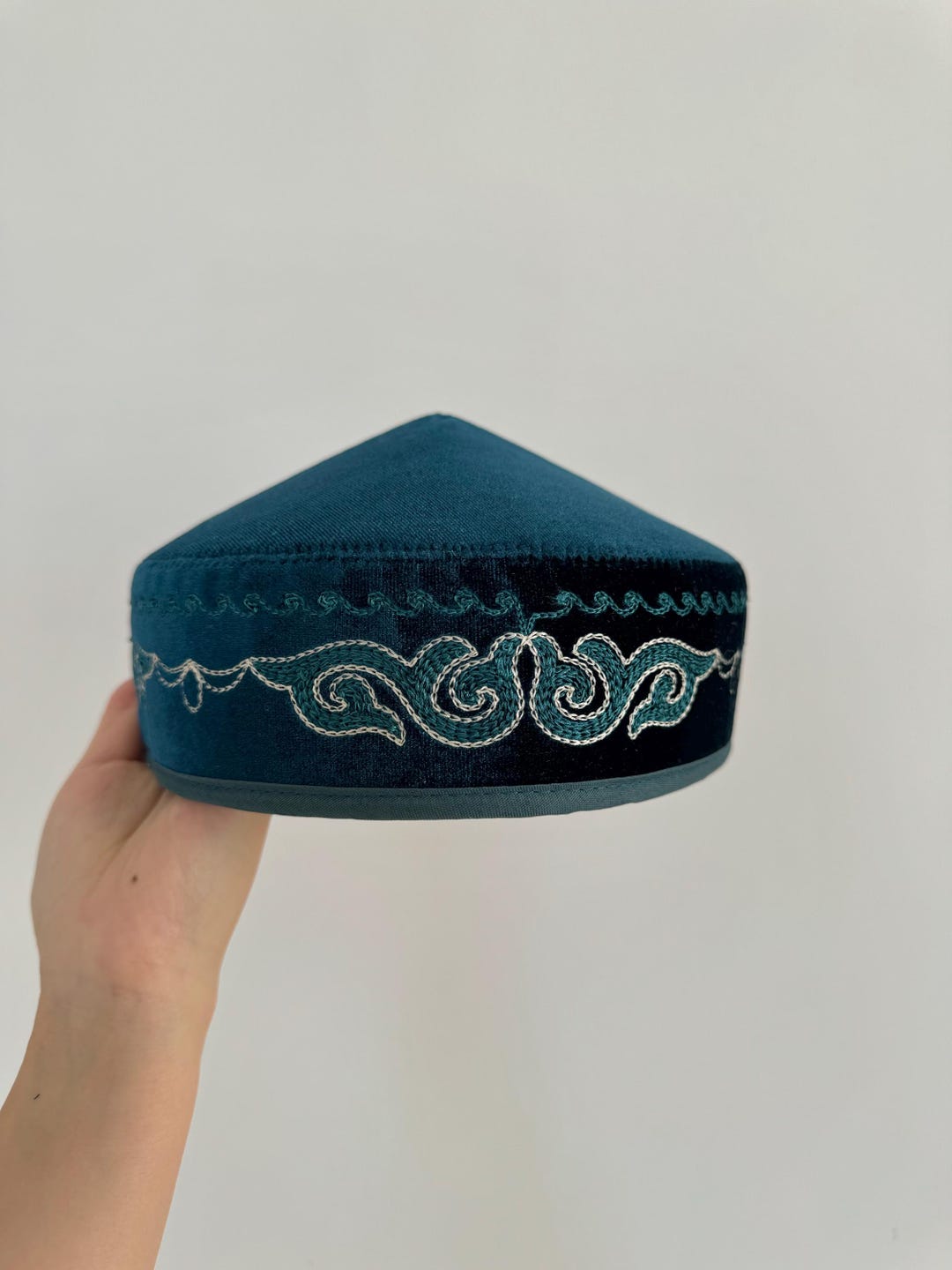 Handmade Skull Cap. Kazakh Traditional Hat, Kyrgyz Skullcap. Tubeteika ...