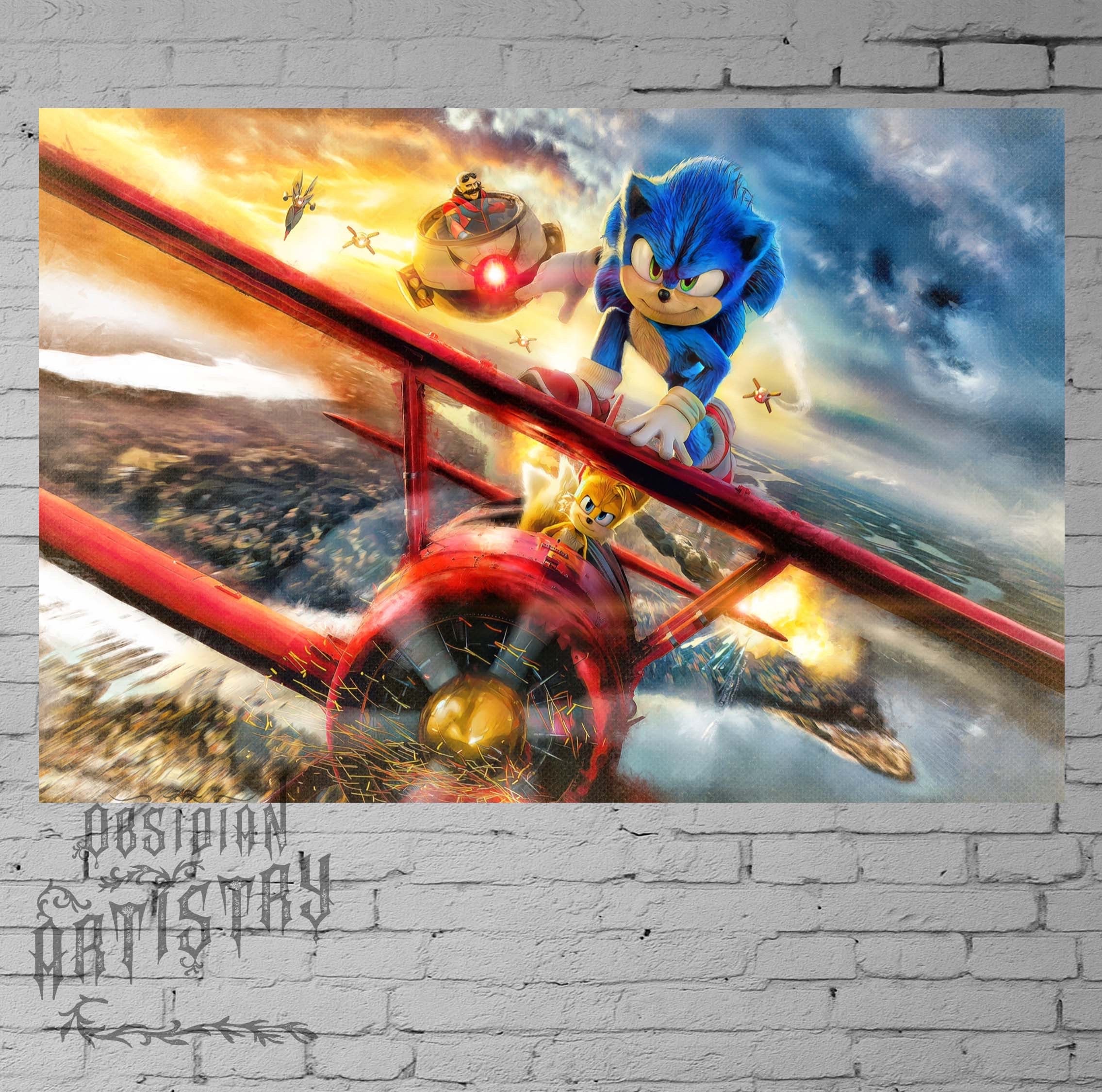 Poster Sonic the Hedgehog High Quality Poster Large and Small Sizes - Etsy