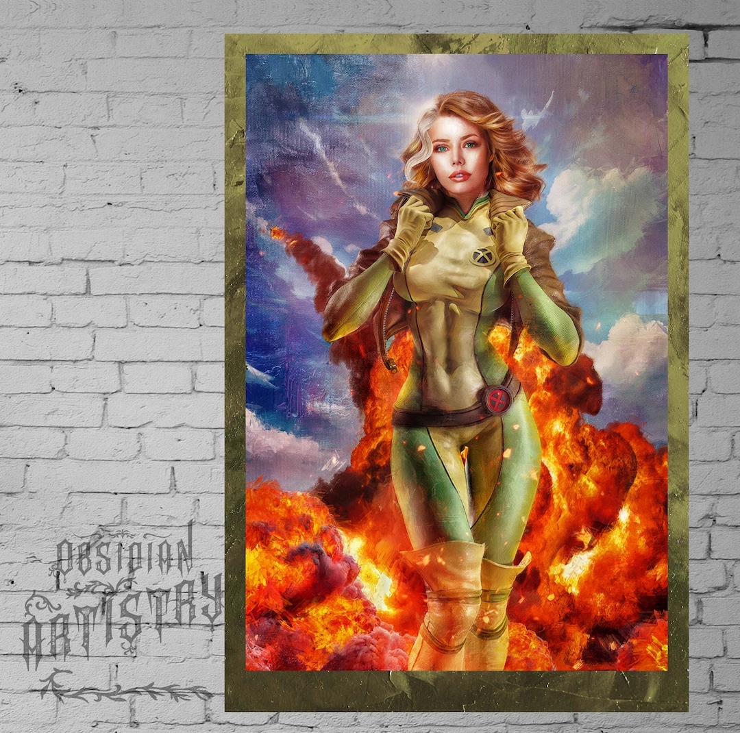 Poster Rogue From X-men High Quality Poster Large and Small Sizes Super ...