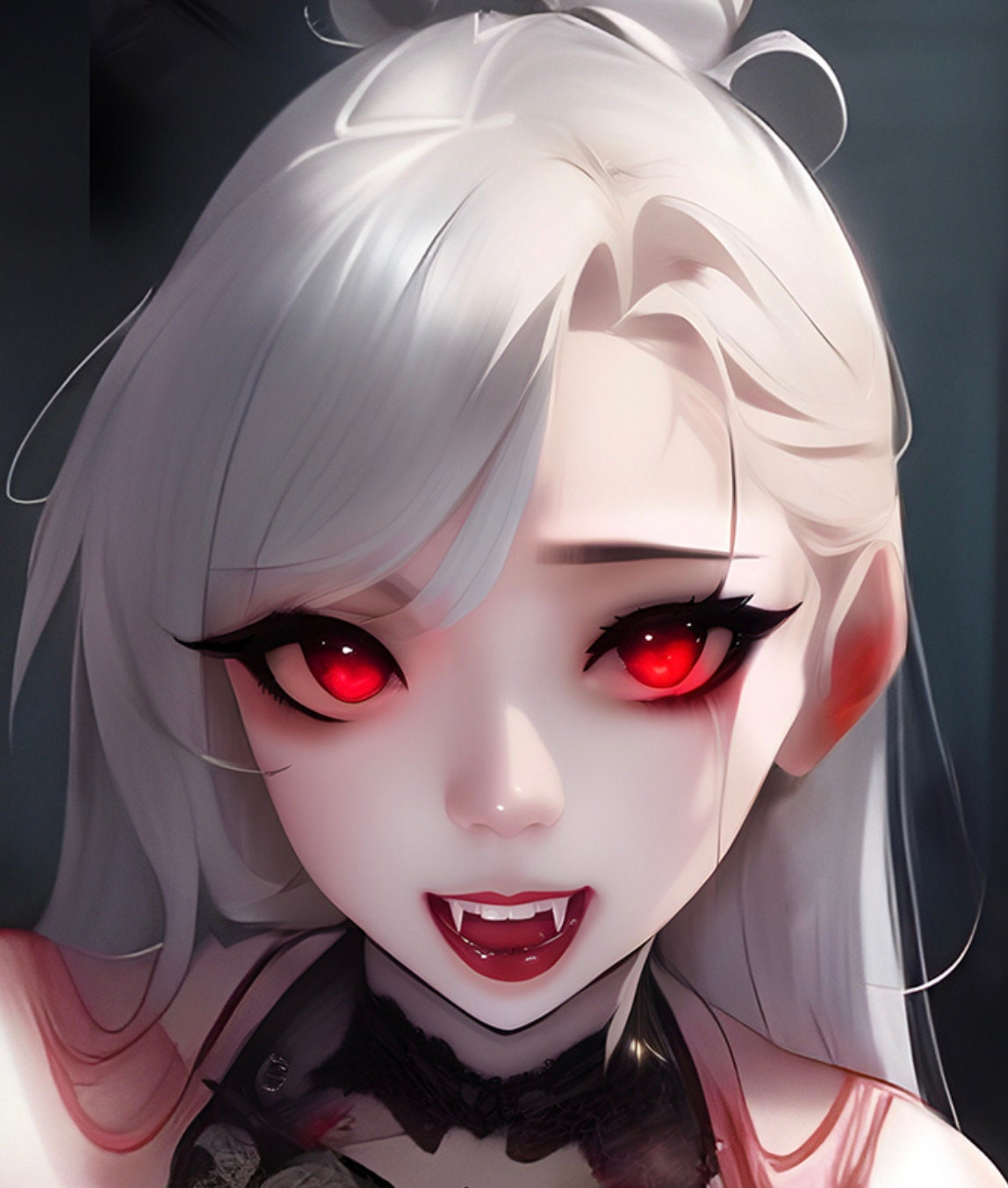 Poster Vampire Blood Countess Erotic Original Anime Art High-quality ...