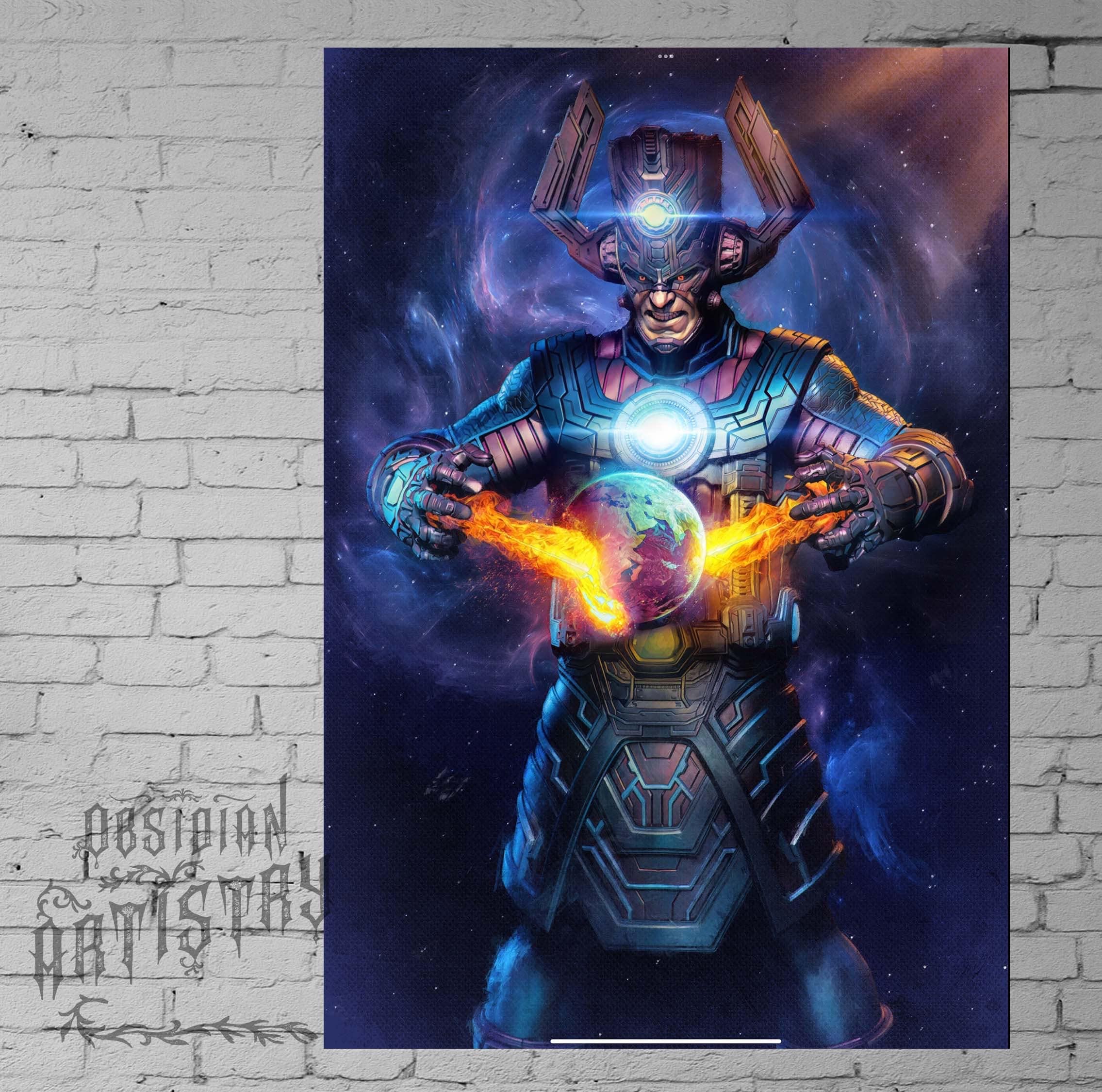 Poster Galactus Comic Book Art High Quality Poster Large and Small ...