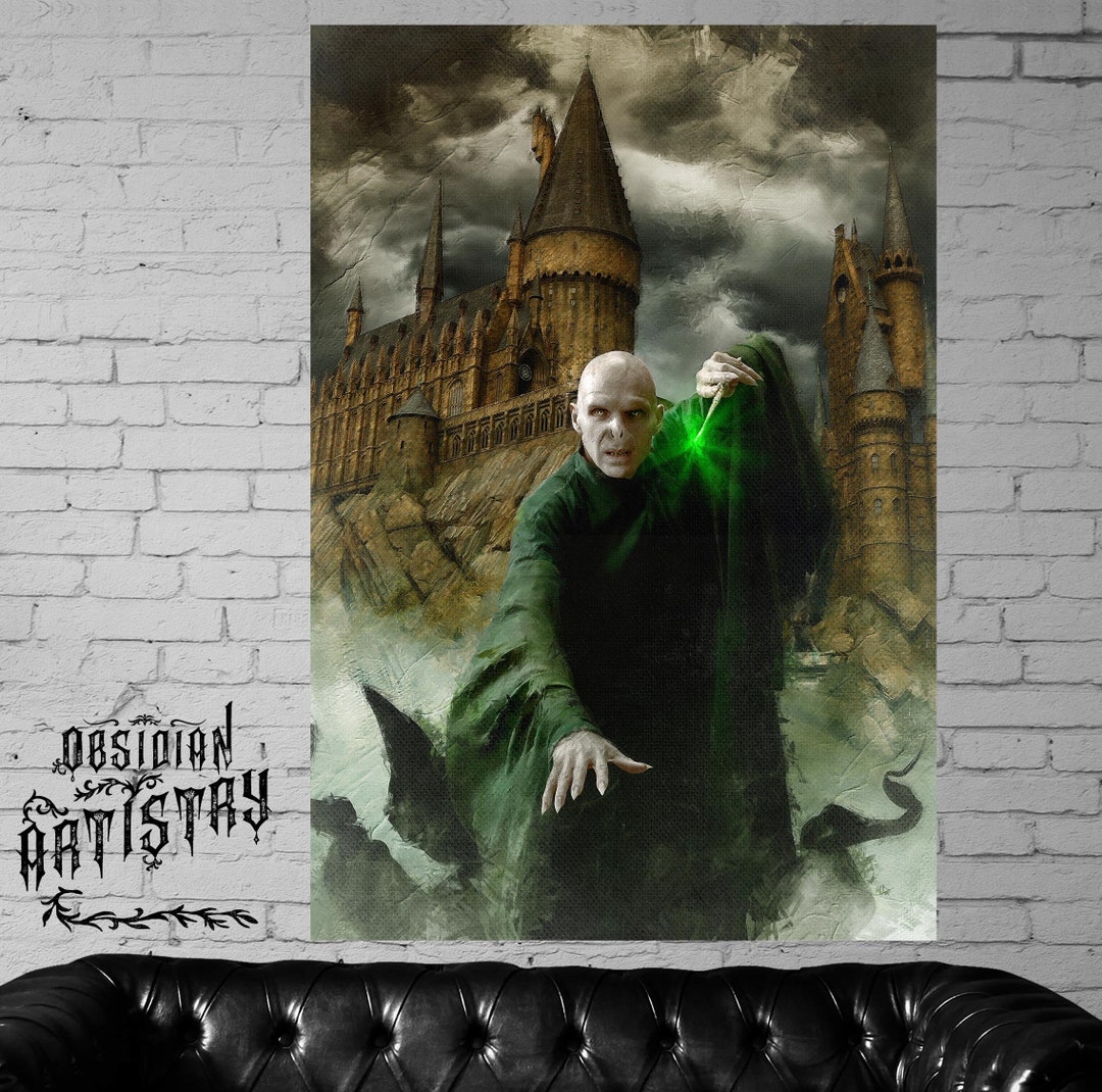 Voldemort Portrait, Fine Art Print, Hogwarts Professor Vintage Painting ...