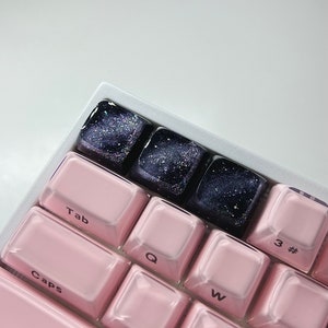 Galaxy Outer Space Keycap • XDA Profile • Ready-to-ship • Black ...
