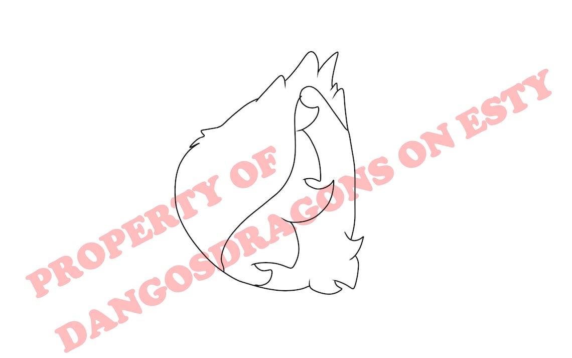 Printable Custom Paper Dragon Puppet Cutout DIY Colorable Printable - Etsy
