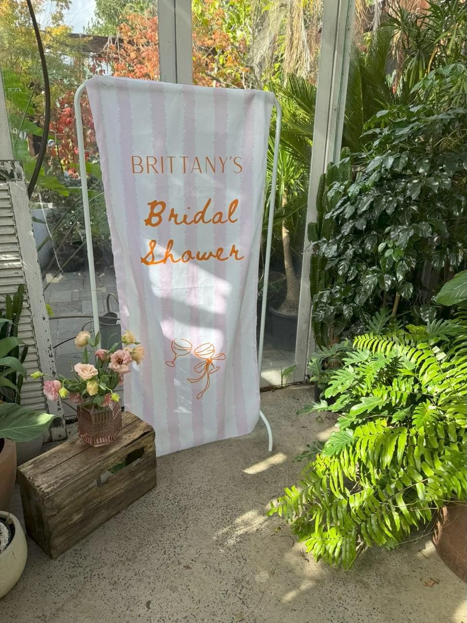 Baby Shower Welcome Sign – Custom Illustrated Fabric Banner | Cotton or ...