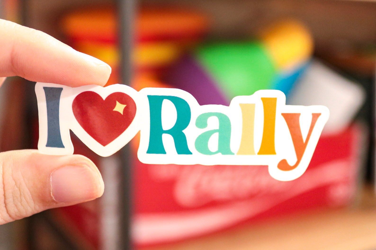 I Heart Rally - Glossy Vinyl Sticker - Dog Sports Sticker - 3.4" X 1.1 ...