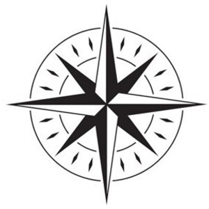 Compass Vinyl Decal - Etsy