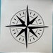 Compass Vinyl Decal - Etsy