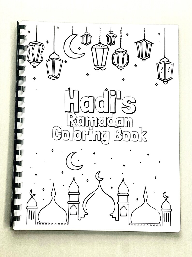 Ramadan Coloring Book - Etsy