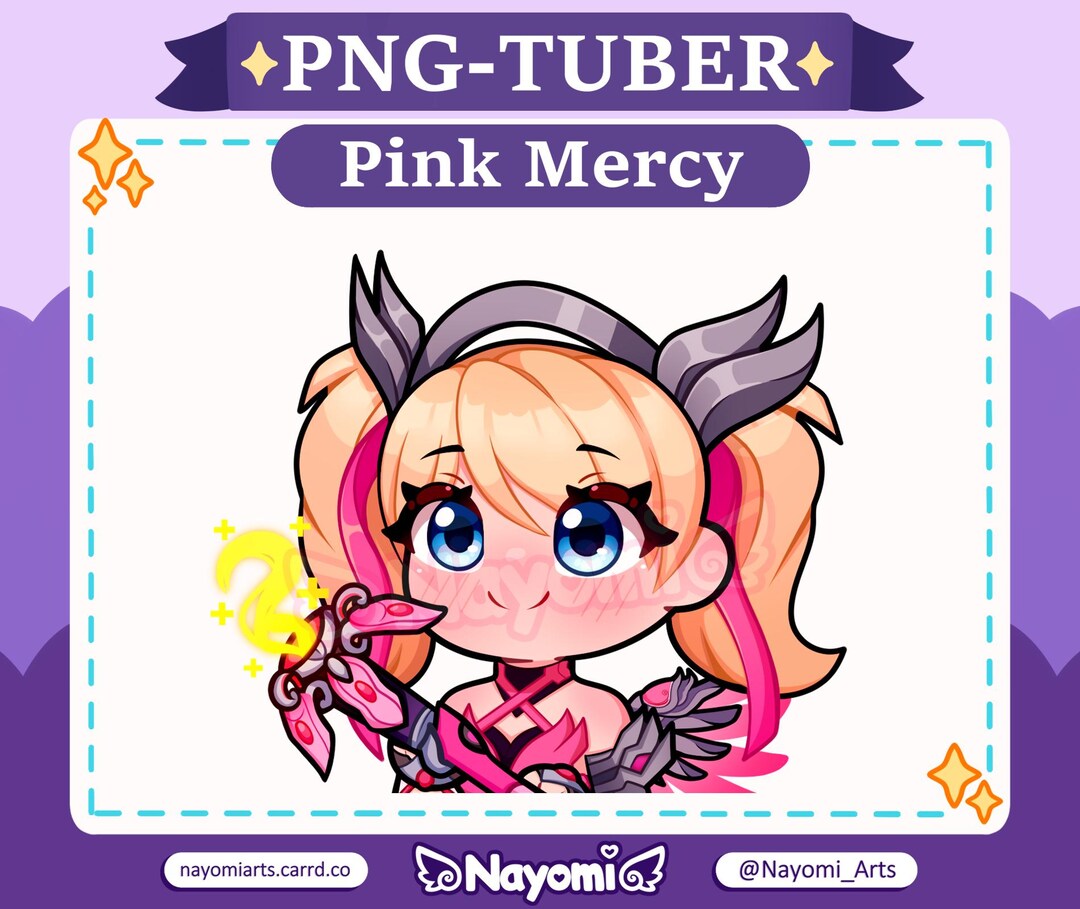 Overwatch 2 / Pink Mercy Pngtuber / Pink Mercy Overwatch 2 / Twitch ...