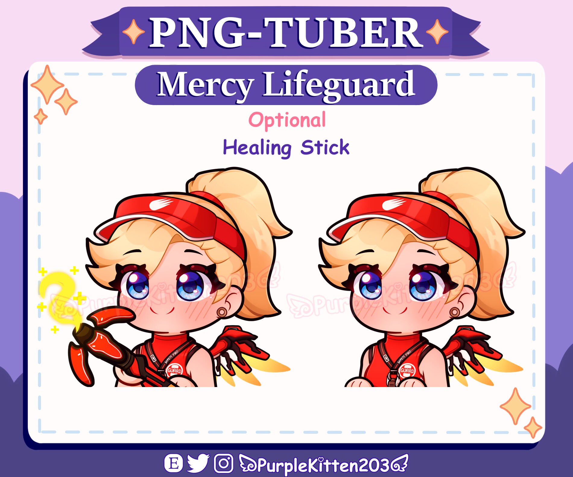 Overwatch 2 / Mercy Lifeguard Pngtuber / Mercy Lifeguard Overwatch 2 ...