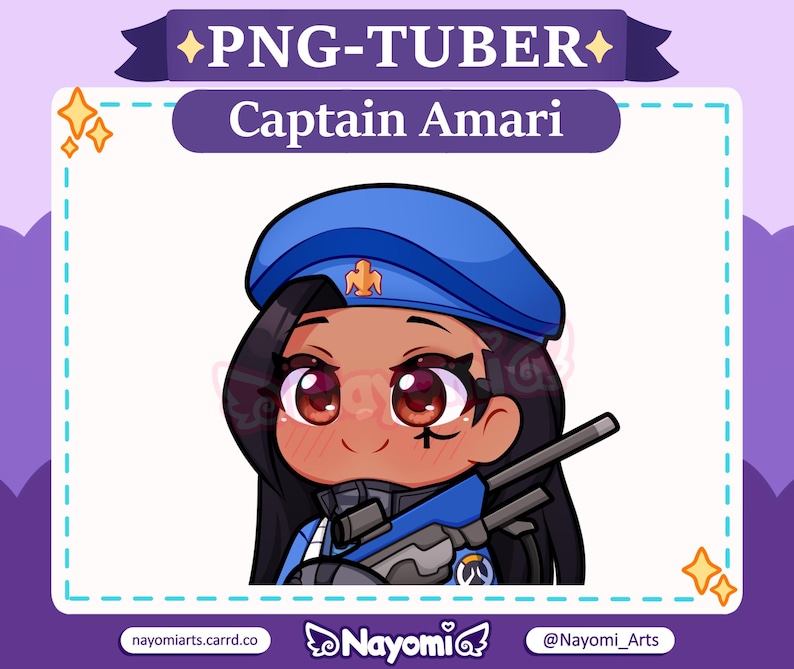 Overwatch 2 / Ana Pngtuber / Captain Amari Overwatch 2 / Twitch ...