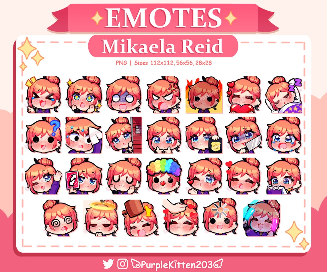Dead by Daylight / Mikaela Reid 27 Emotes / Dead by Daylight Emotes ...