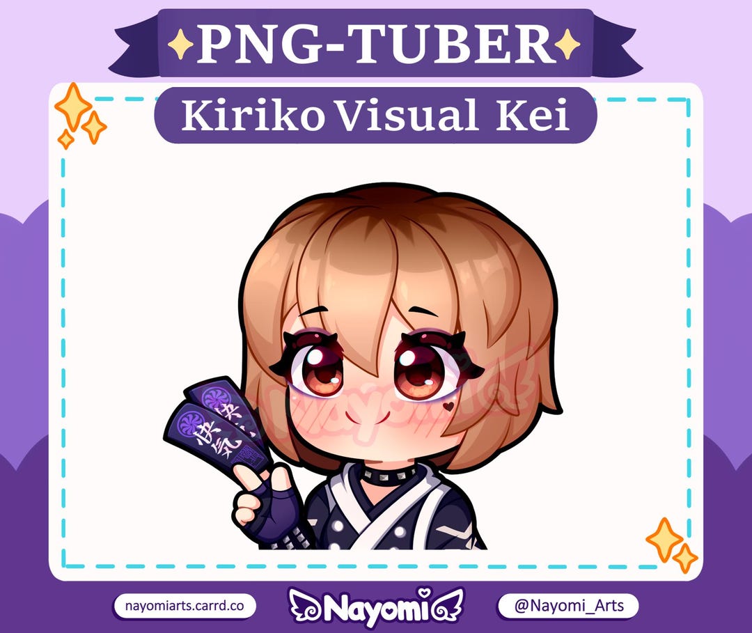 Overwatch 2 / Kiriko Visual Kei Pngtuber / Kiriko Overwatch 2 / Twitch ...