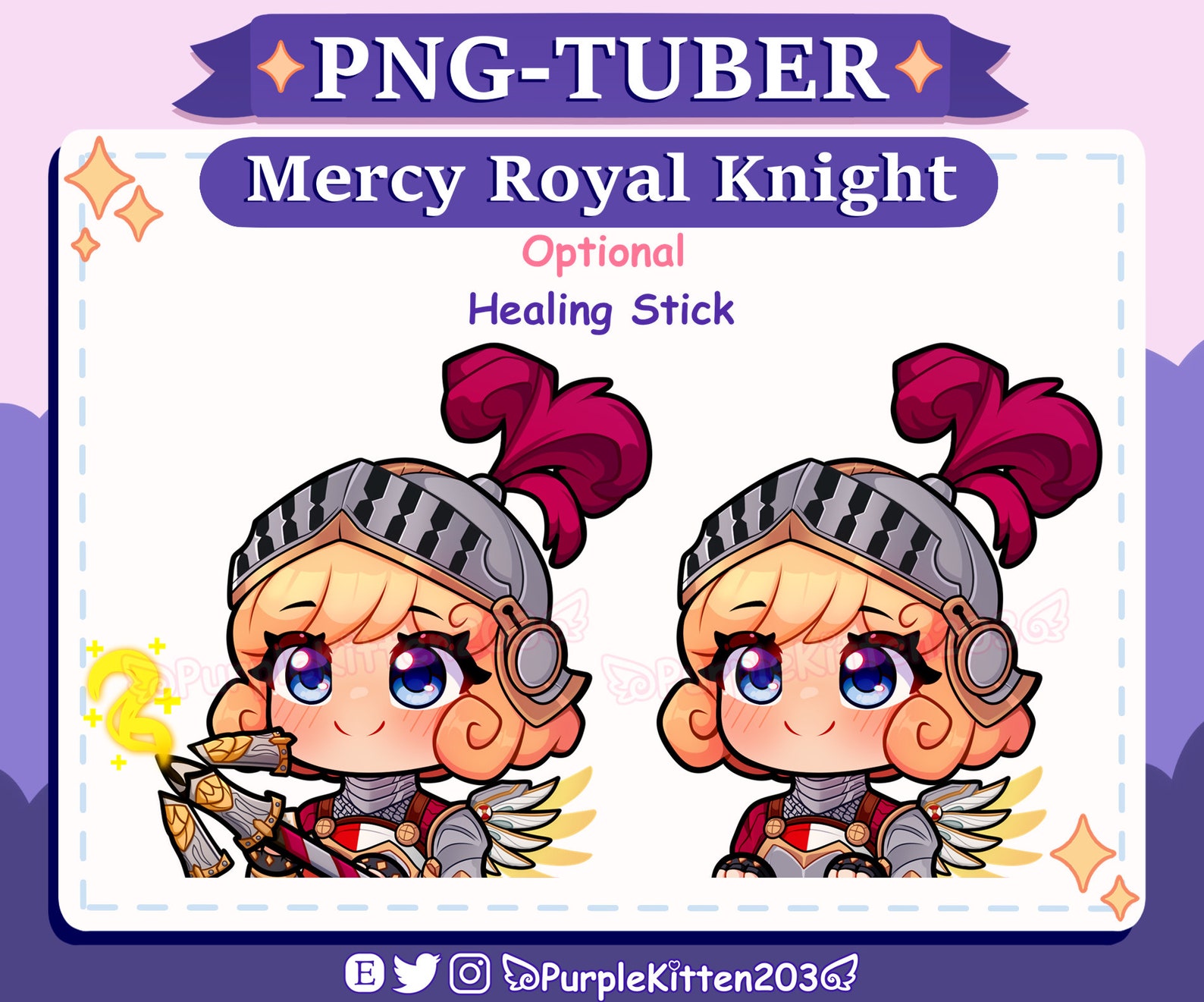 Overwatch 2 / Mercy Royal Knight Pngtuber / Mercy Royal Knight ...