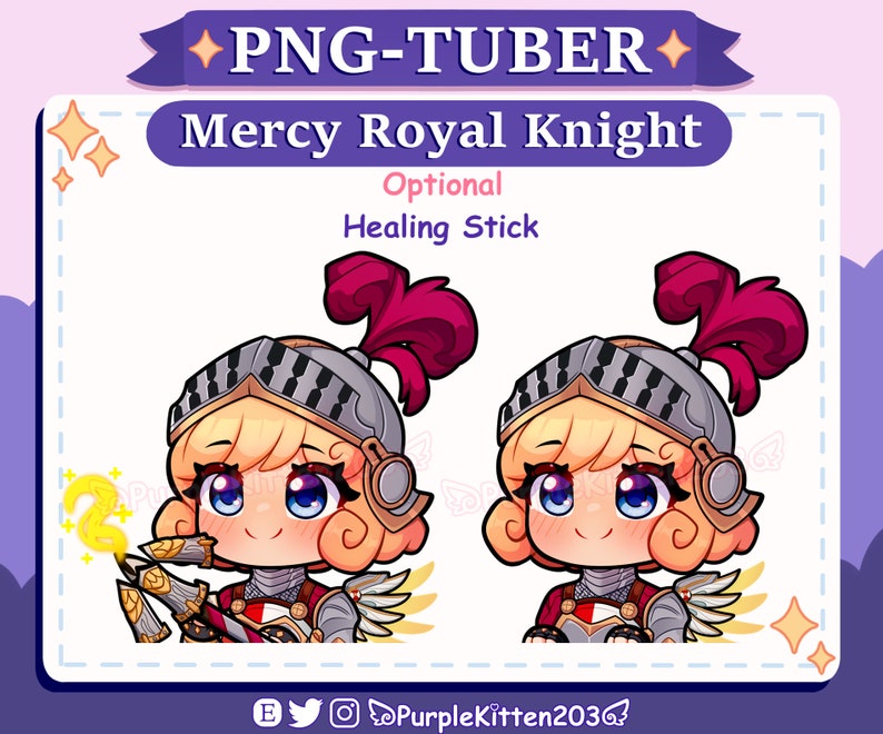 Overwatch 2 / Mercy Royal Knight Pngtuber / Mercy Royal Knight ...