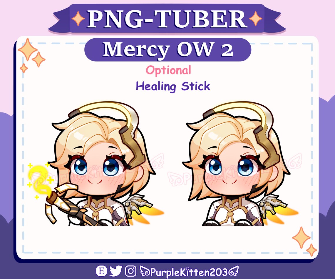 Overwatch 2 / Mercy Pngtuber / Mercy Overwatch 2 / Twitch Streamer ...