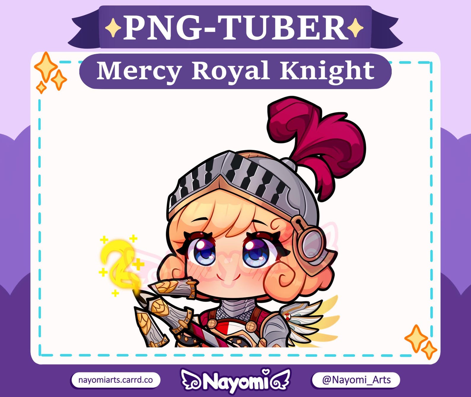 Overwatch 2 / Mercy Royal Knight Pngtuber / Mercy Royal Knight ...