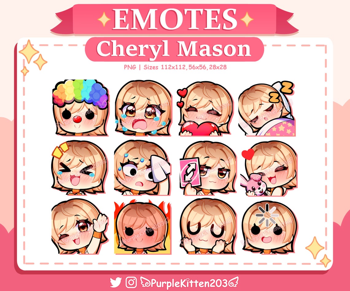 Dead by Daylight / Silent Hill / Cheryl Mason 12 Emotes Pack 1 / Dead ...