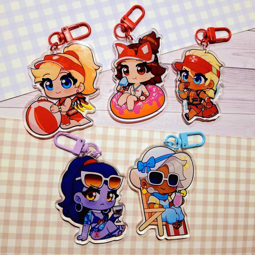 Keychains of Summer From Overwatch 2 - Etsy