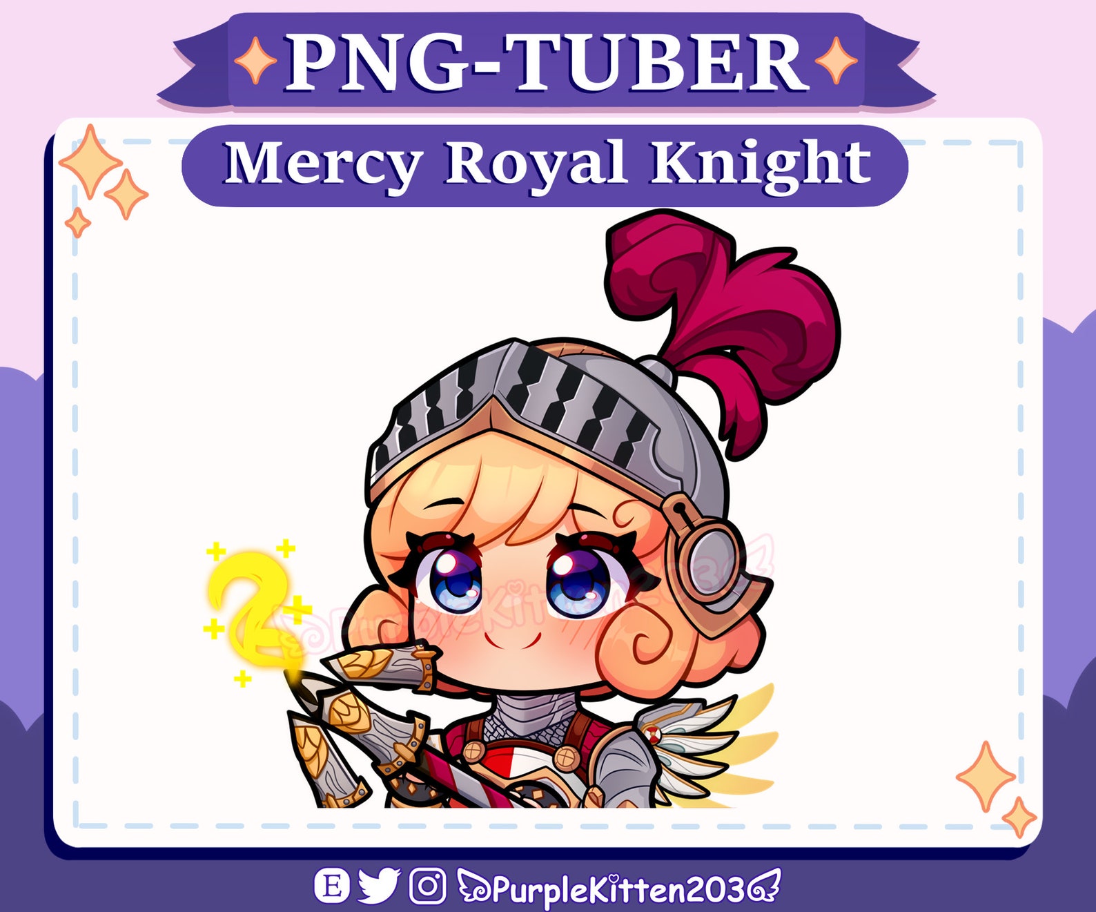 Overwatch 2 / Mercy Royal Knight Pngtuber / Mercy Royal Knight ...