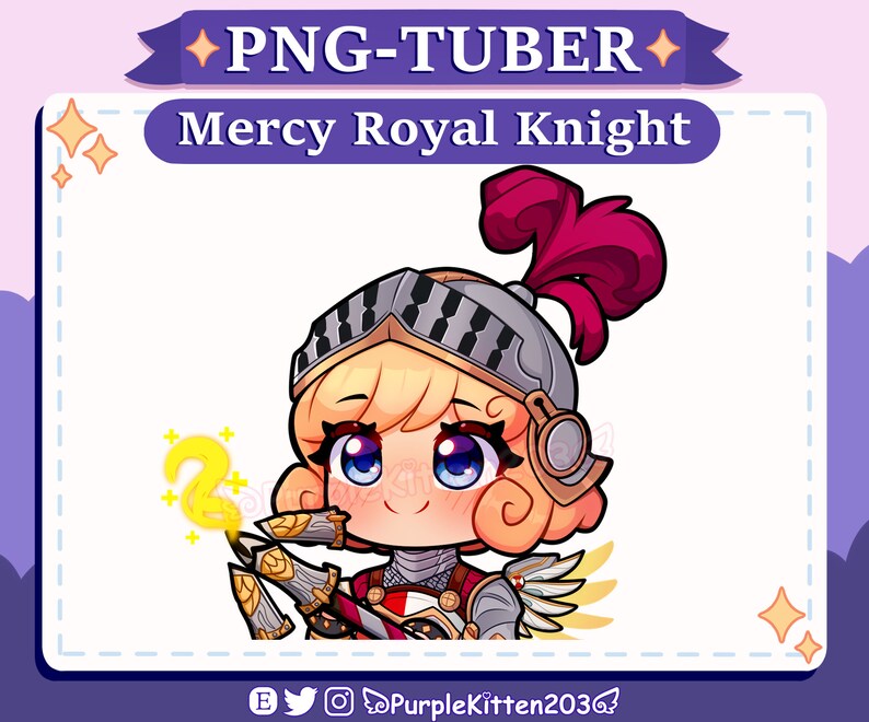 Overwatch 2 / Mercy Royal Knight Pngtuber / Mercy Royal Knight ...