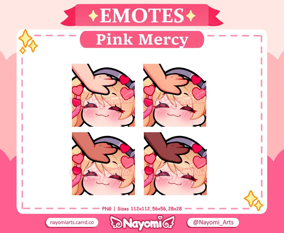 Overwatch 2 / Pink Mercy 11 Emotes / Pack 2 / Mercy Overwatch / Pink ...