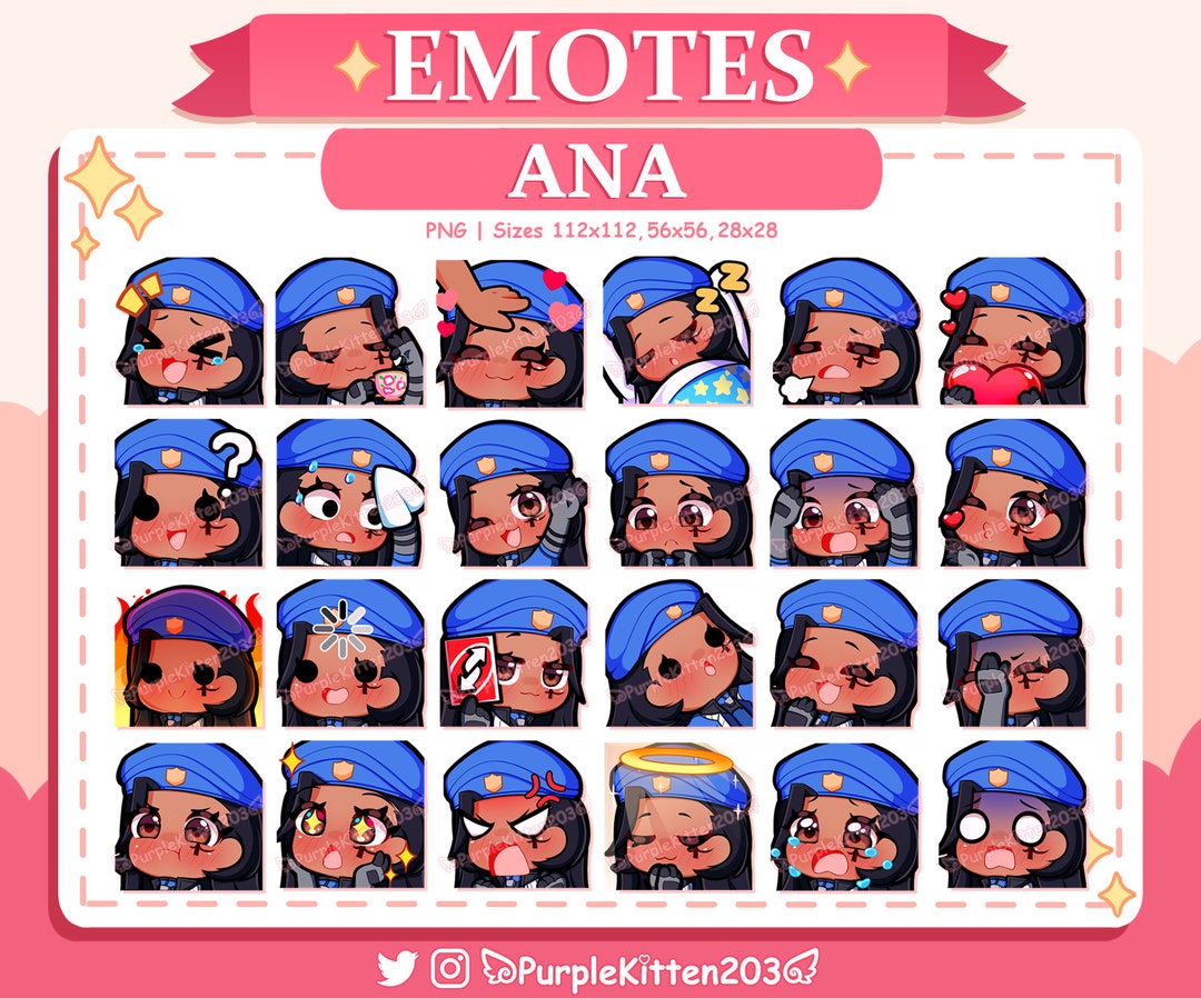 Overwatch 2 / Ana 24 Emotes / Capitão Amari Overwatch / Capitão Amari ...