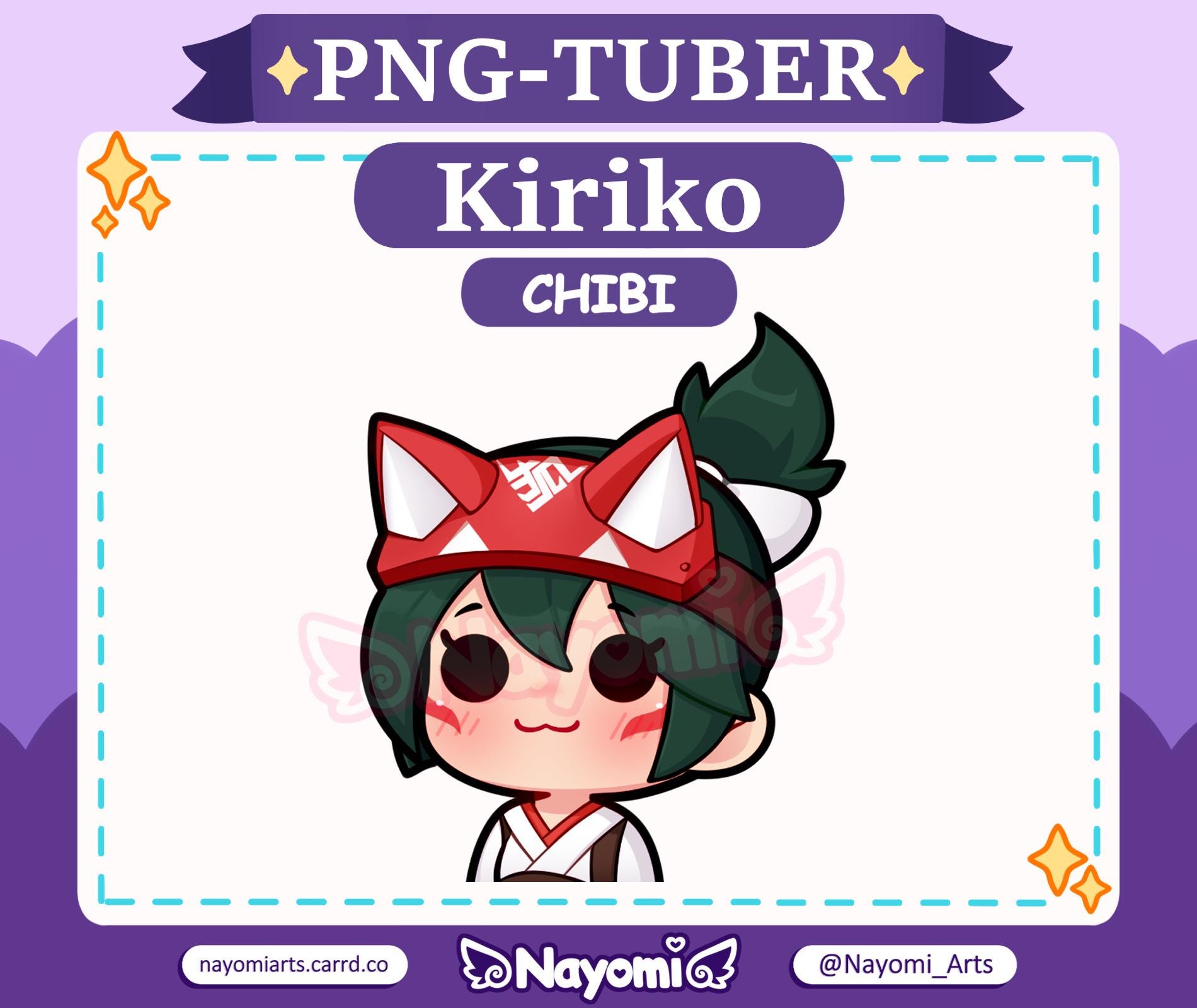 Overwatch 2 / Kiriko Pngtuber / Kiriko Overwatch 2 / Chibi Pngtuber ...