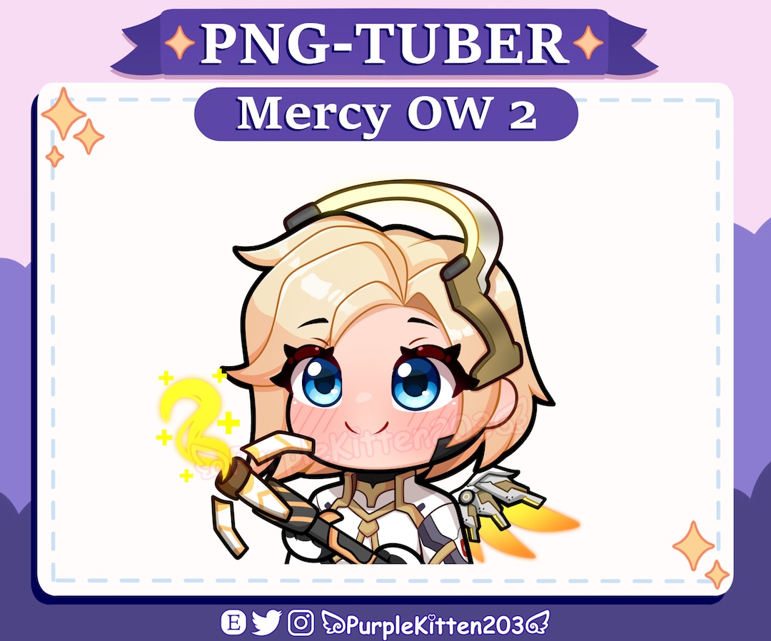Overwatch 2 / Mercy Pngtuber / Mercy Overwatch 2 / Twitch Streamer ...