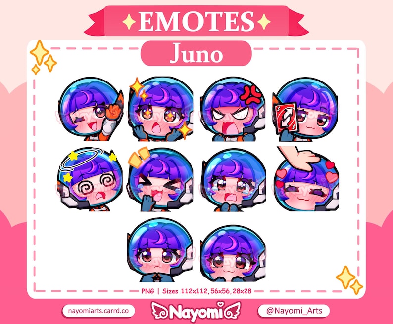 Overwatch 2 / Juno 10 Emotes / Pack 1 / Juno Overwatch / Juno Emotes ...