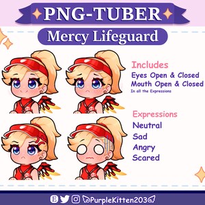 Overwatch 2 / Mercy Lifeguard Pngtuber / Mercy Lifeguard Overwatch 2 ...