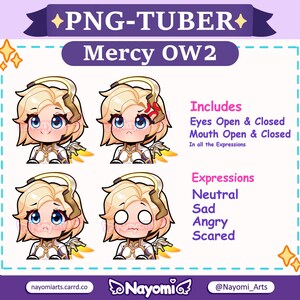 Overwatch 2 / Mercy Pngtuber / Mercy Overwatch 2 / Twitch Streamer ...