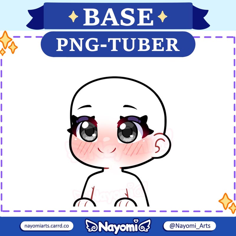 Pngtuber Base - Etsy