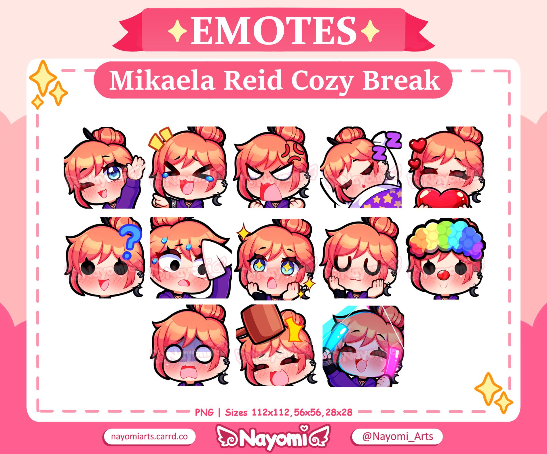 Dead by Daylight / Mikaela Reid 13 Emotes / Pack 1 / Dead by Daylight ...