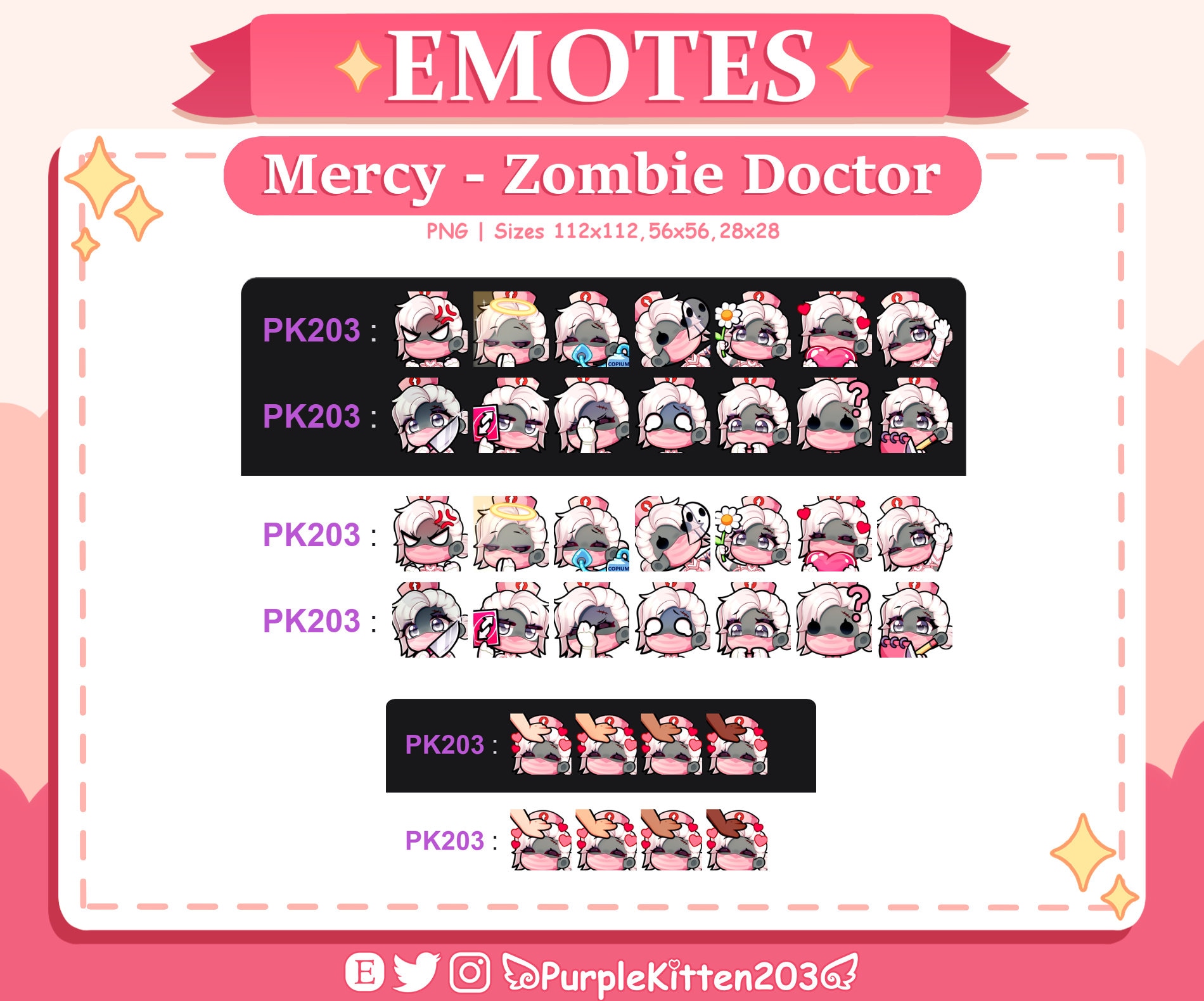 Overwatch 2 / Mercy Emotes / Mercy Zombie Doctor Overwatch / - Etsy UK