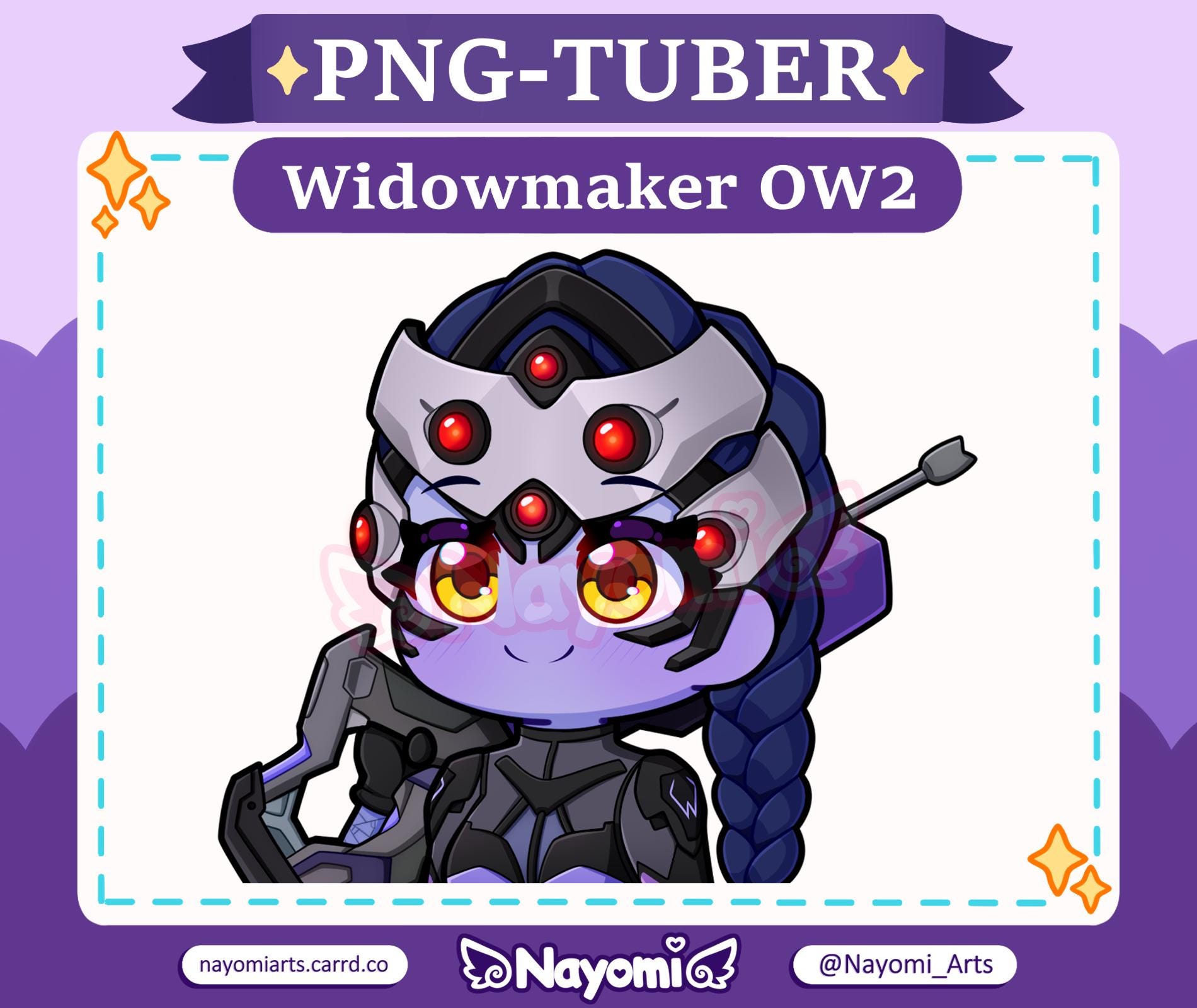 Overwatch 2 / Widowmaker OW2 Pngtuber / Widowmaker Overwatch 2 / Twitch ...