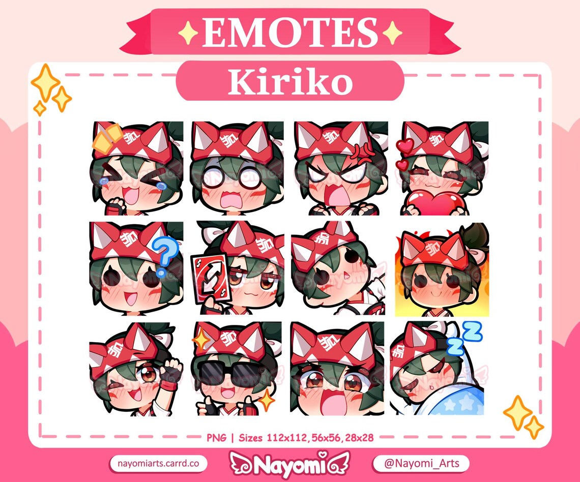 Overwatch 2 / Kiriko 12 Emotes / Pack 1 / Kiriko Overwatch / Kiriko ...