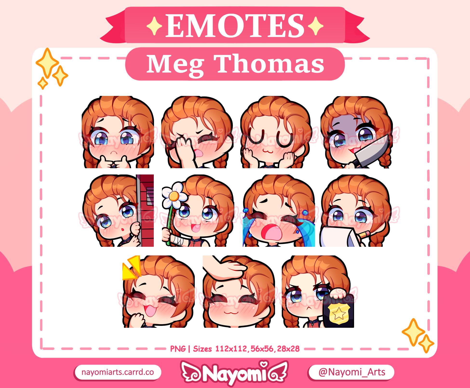 Dead by Daylight / Meg Thomas 11 Emotes / Pack 2 / Dead by Daylight ...