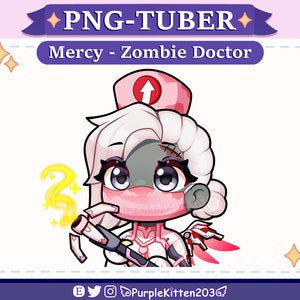Overwatch 2 / Mercy Pngtuber / Mercy Zombie Doctor Overwatch / Mercy ...