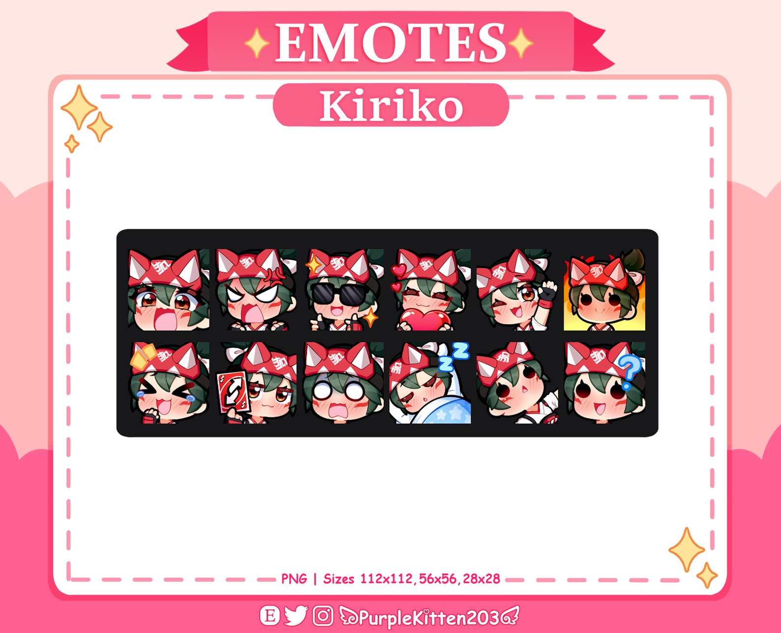 Overwatch 2 / Kiriko 12 Emotes / Pack 1 / Kiriko Overwatch / Kiriko ...