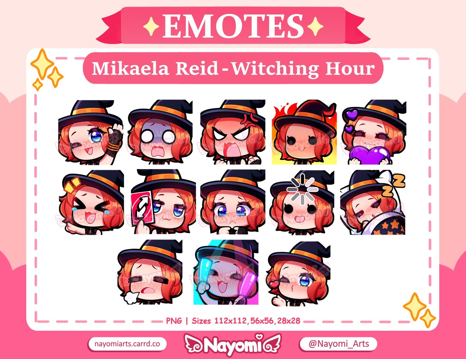Dead by Daylight / Mikaela Reid Witching Hour 13 Emotes / Pack 1 / Dead ...