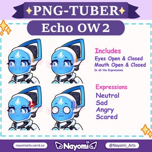 Overwatch 2 / Echo Pngtuber / Echo Overwatch 2 / Twitch Streamer ...