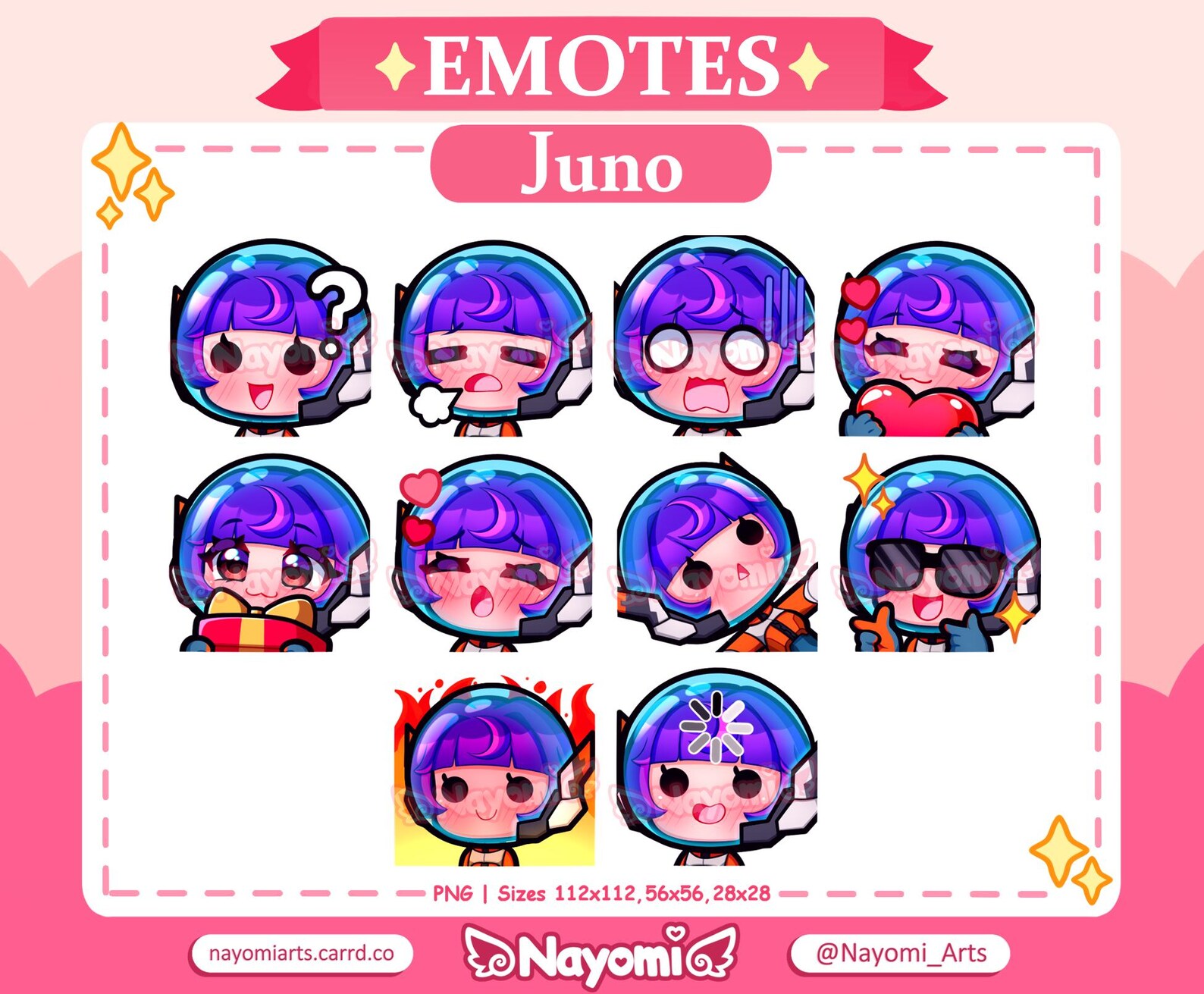 Overwatch 2 / Juno 10 Emotes / Pack 2 / Juno Overwatch / Juno Emotes ...